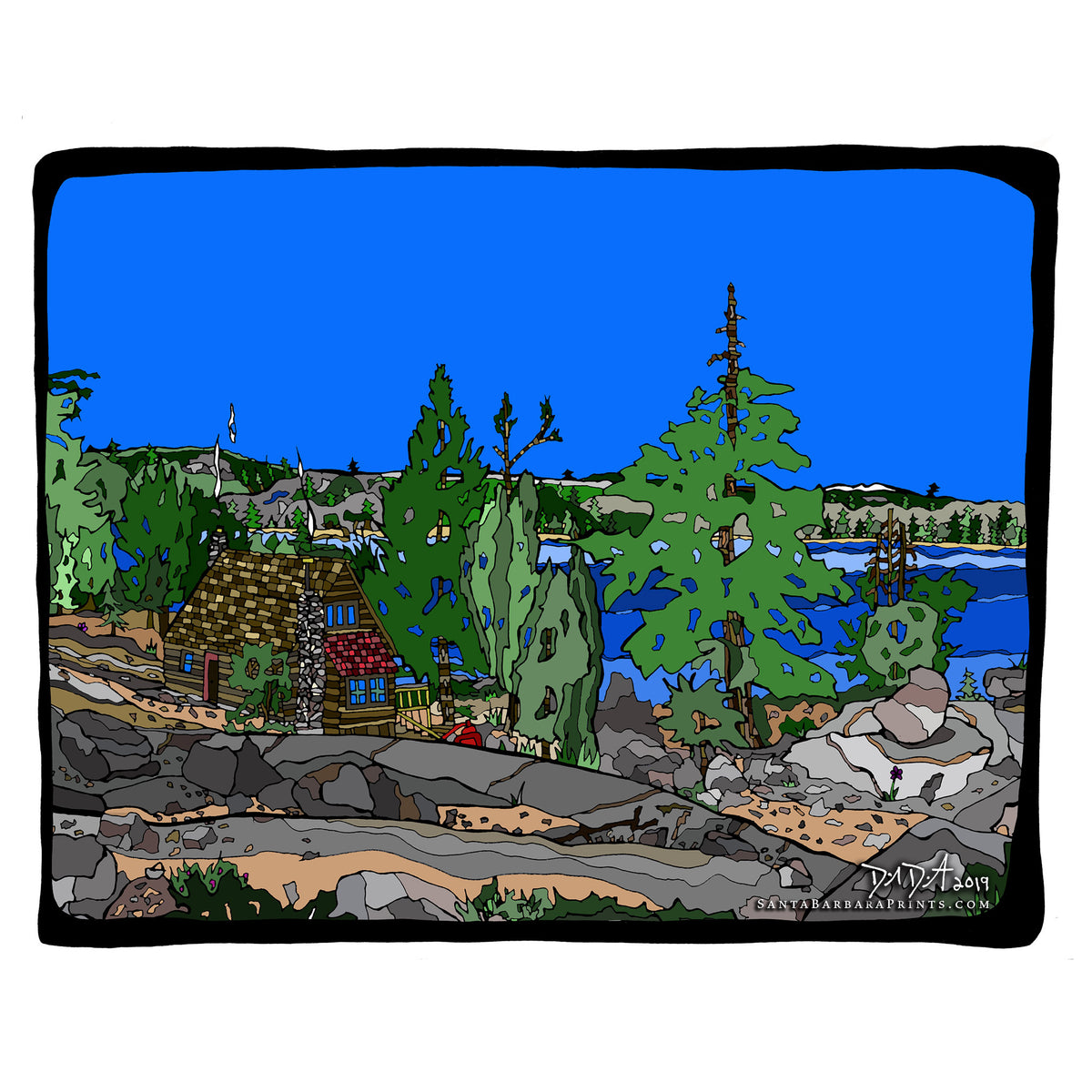 Landscape - "A Walk In Dannyland" – santabarbaraprints